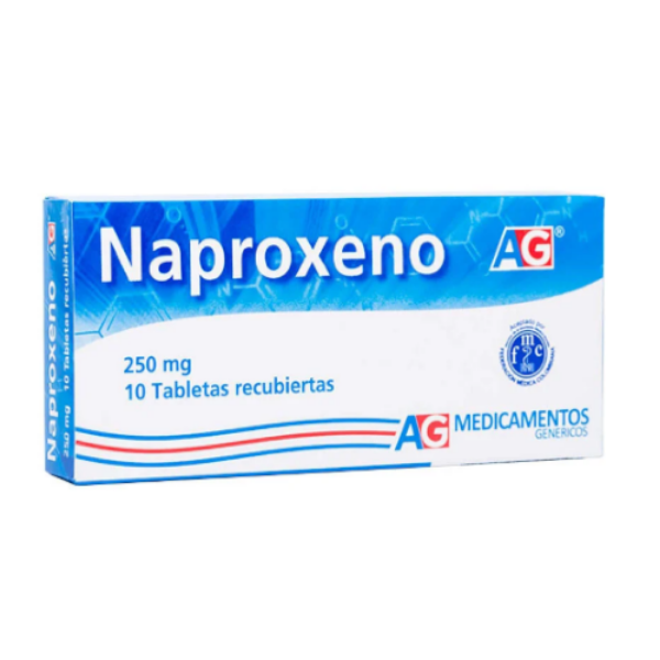 Solutionsvega T. NAPROXENO 250 MG CJ*10 TABS
