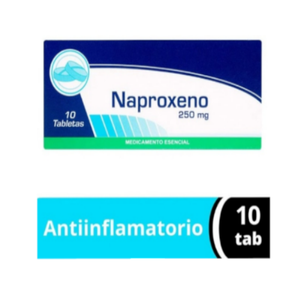 Solutionsvega T. NAPROXENO 250MG*10 TABS